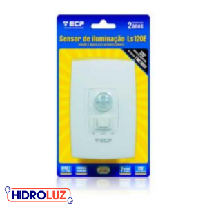 Sensor de Iluminação ECP LS120E embutir - Hidroluz